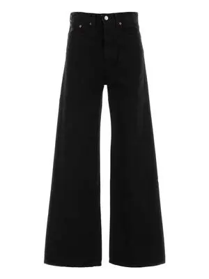 LOIS Wide-leg Skater Jeans - Black