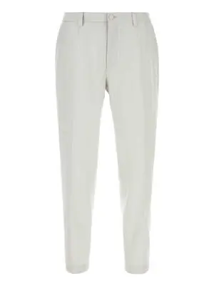 Dolce & Gabbana Chalk Wool Pant - White