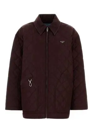 PRADA PRADA Re-Nylon Cropped Quilted Jacket