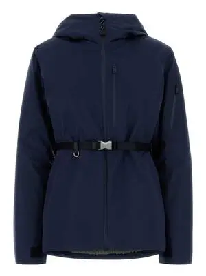 Prada Tech Fabric Jacket With Wool-blend Lining - Blue