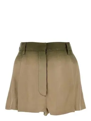 PRADA PRADA Tailored Silk Shorts