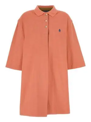 Prada Piquet Cotton Overcoat For - Pink