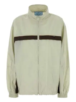 Prada Prada Two-Panel Re-Nylon Windbreaker Jacket Multicoloured