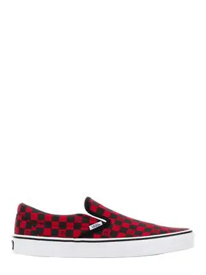 Valentino Garavani X Vans Printed Canvas Slip-on Sneakers - Checked
