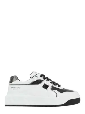Valentino Garavani Nappa Leather One-stud Sneakers - Multicoloured