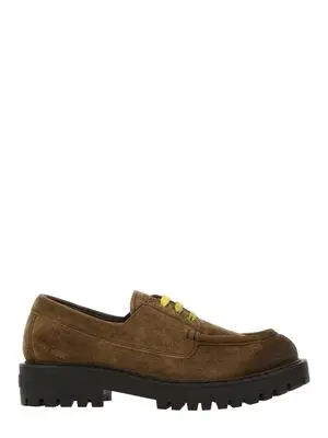 Prada PRADA Suede Loafer Brown