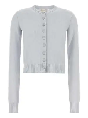Khaite Everheart Cashmere Cardigan - Light Blue