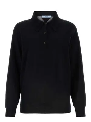 PRADA PRADA Cashmere Polo Shirt