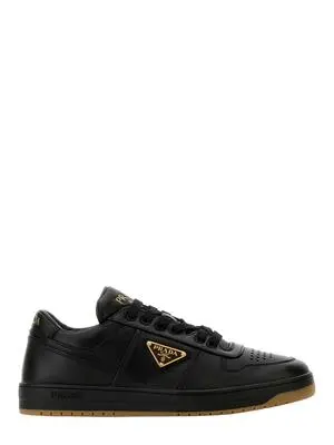 Prada Prada Downtown Nappa Leather Sneakers Black