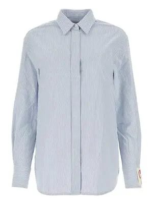GOLDEN GOOSE Batilda Striped Cotton Shirt - Stripped