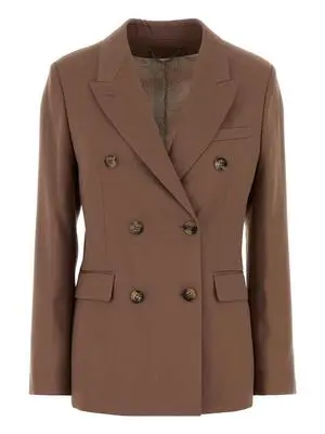 GOLDEN GOOSE GOLDEN GOOSE DELUXE BRAND Antiqued Double Breasted Wool Blazer