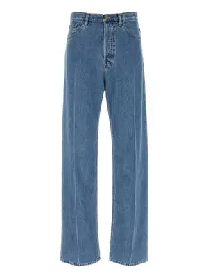 Valentino Garavani Premium Cotton Denim Jeans - Blue