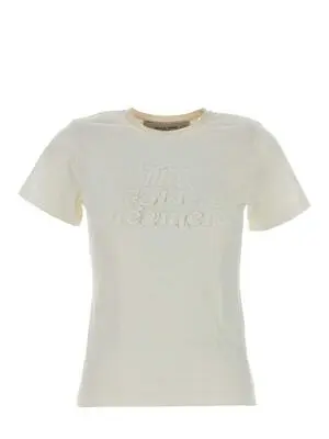 GOLDEN GOOSE Viscose-blend T-shirt - White