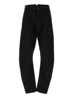 VIVIENNE WESTWOOD Stretch Cotton Tailored Trousers - Neutrals