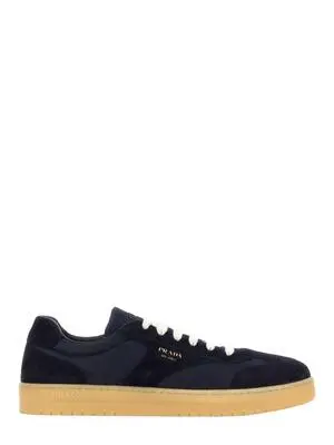 PRADA PRADA Re-Nylon Suede Lace Up Sneakers