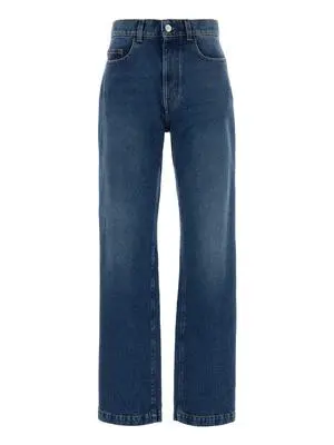 Marni Wide Leg Denim Jeans - Blue