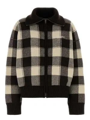 GOLDEN GOOSE Wool Cardigan - Checked