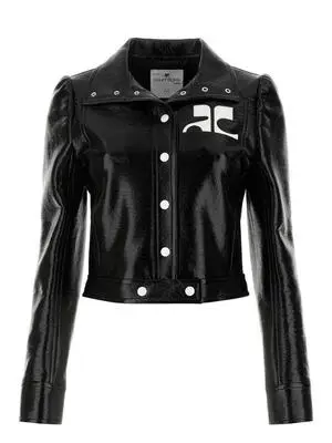 COURREGES Courrèges-style Vinyl Blazer For - Black