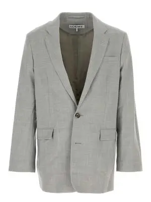 Loewe Virgin Wool Blazer - Grey