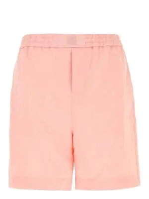 Loewe Tailored Virgin Wool Bermuda Shorts - Pink