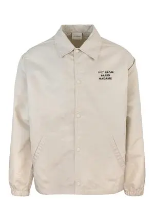 Drole De Monsieur Minimalist Mini Coat - Mastic