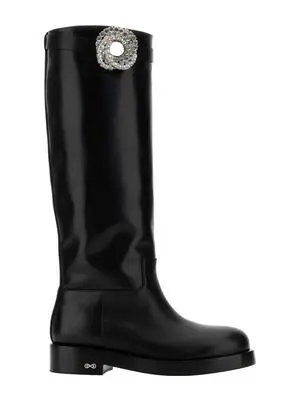 Mach & Mach Leather Galaxy Riding Boots - Black