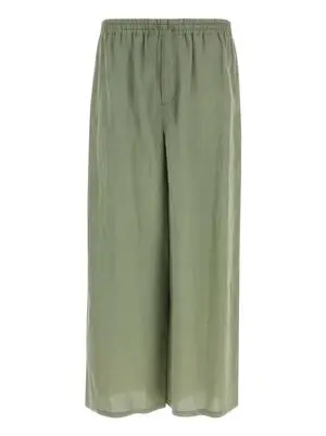 LOEWE LOEWE PAULA'S IBIZA Viscose Linen Wide-Leg Trousers
