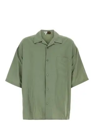 Loewe Viscose-linen Camp Shirt - Green