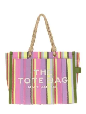 MARC JACOBS MARC JACOBS Embroidered Canvas Large Tote Bag
