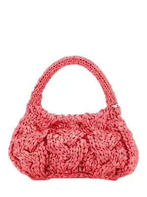 JW ANDERSON JW ANDERSON Mini Cable Raffia Handbag