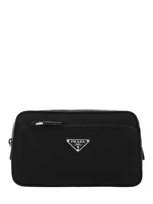Prada Re-nylon Belt Handbag Pouch - Black
