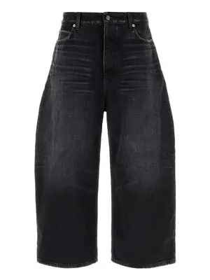 Balenciaga Wide-leg Jeans - Black