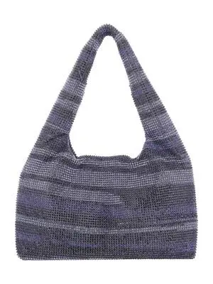 Kara Multicolor Rhinestones Mini Handbag - Multicoloured