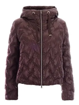 Herno HERNO Quilted Hooded Puffer Jacket Fondente