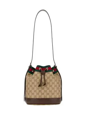 Gucci GUCCI GG Canvas Bucket Bag Printed