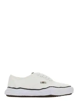 Mihara Yasuhiro Canvas Baker Sneakers - White
