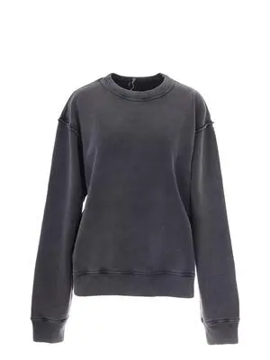 HAIKURE Cotton Crewneck Sweatshirt - Black