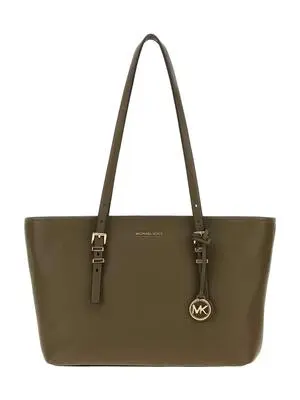Michael Kors MICHAEL BY MICHAEL KORS Medium Quinn Leather Shopping Handbag Green