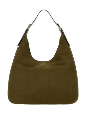 Michael Kors Large Nolita Leather Shopping Handbag - Green