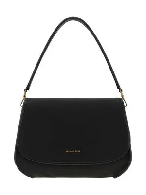 Michael Kors Michael By Michael Kors Leather Shoulder Handbag Black