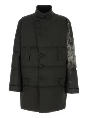 Yohji Yamamoto Padded Polyester Jacket - Brown