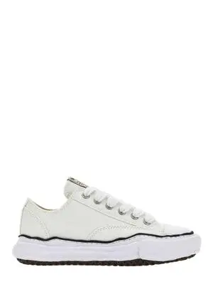 Mihara Yasuhiro Canvas Lace-up Sneakers - White