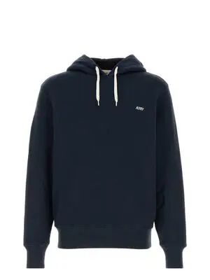 AUTRY Cotton Hooded Sweatshirt - Blue