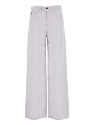 LOIS Linen Wide-leg Trousers - Purple