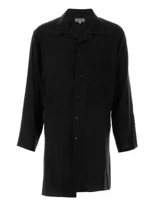 Yohji Yamamoto Cellulose Oversize Shirt - Black