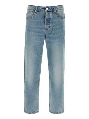 AMI Paris Straight Leg Denim Jeans - Blue