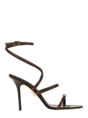 Dsquared2 Sandals With 10" Stiletto Heel - Black