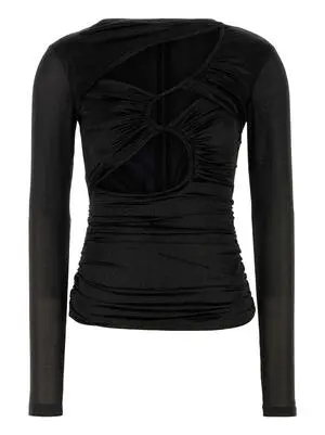 ISABEL MARANT ÉTOILE ISABEL MARANT Stretch Silk-Blend Rose Top