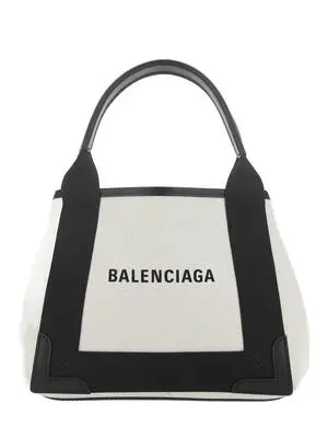 Balenciaga Balenciaga Two-Tone Canvas Small Cobas Handbag Multicoloured