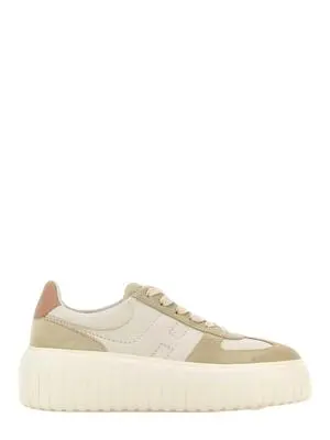 Hogan H Stripes Leather & Suede Sneakers - Multicoloured
